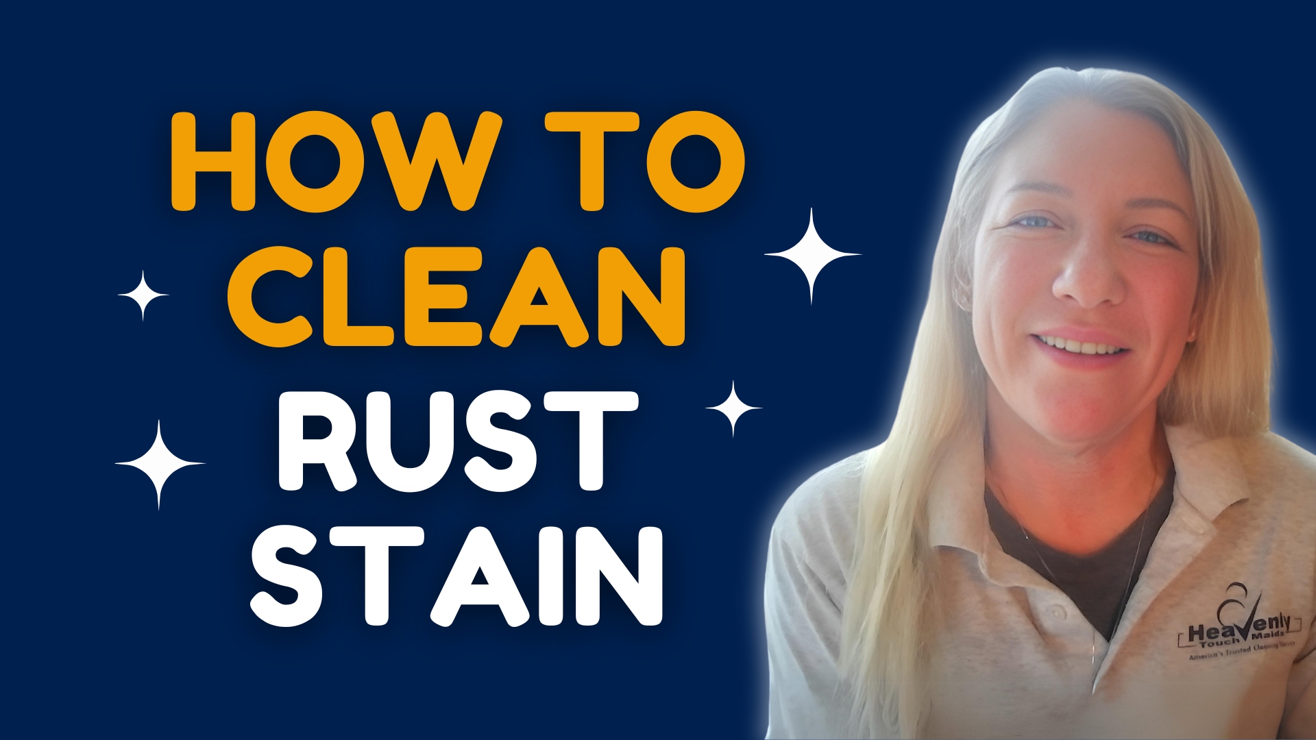 How To Clean Rust Stain Safely and Effectively | Heavenly Touch Maids